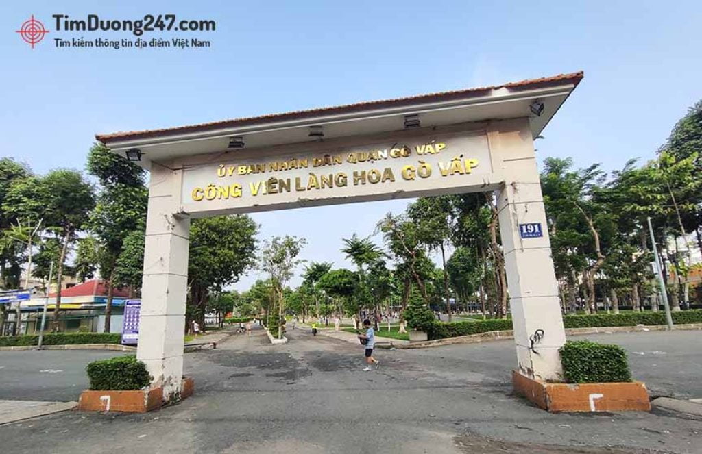 Công Viên Làng Hoa Gò Vấp - Đường Lê Văn Thọ, Gò Vấp - Tìm Đường 247